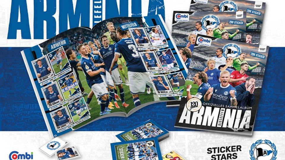 Kleben, Sammeln, Arminia fühlen – das Stickeralbum zum Jubiläum - FuPa