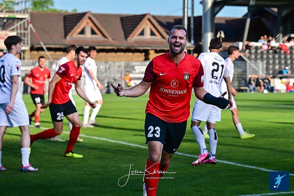 Fabian Eisele von der SG Sonnenhof Großaspach jagt Oberliga-Rekord - FuPa