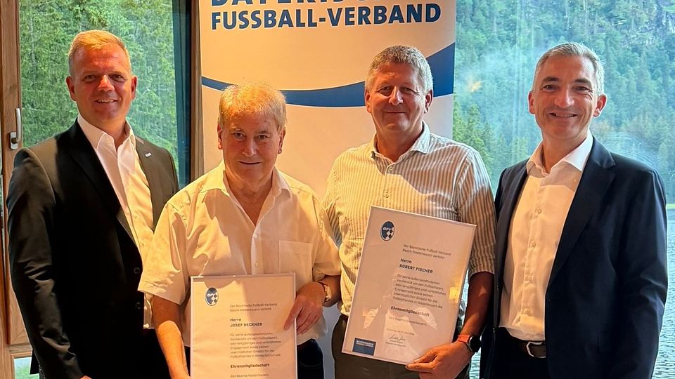 Bezirk Niederbayern erklärt Fischer und Heckner zur Ehrenmitgliedern - FuPa