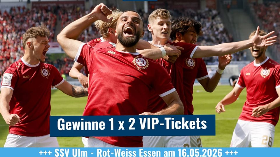 Rot-Weiss Essen beim SSV Ulm: 1 x 2 VIP-Tickets zu gewinnen - FuPa