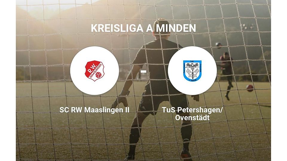 SC RW Maaslingen II dem Team TuS Petershagen/Ovenstädt deutlich ...