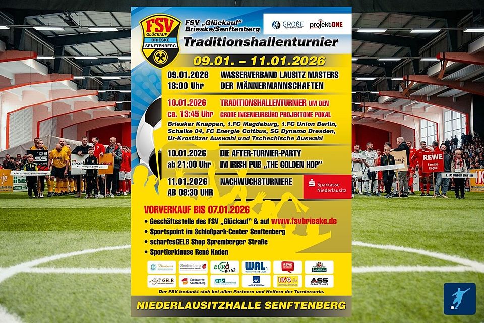 FSV Glückauf Brieske/Senftenberg krönt Hallenabend mit 6:0 im Finale - FuPa