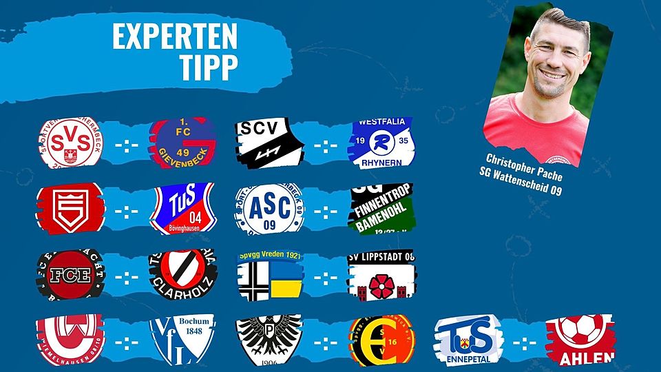 Oberliga-Experten-Tipp mit Christopher Pache (SG Wattenscheid 09) - FuPa
