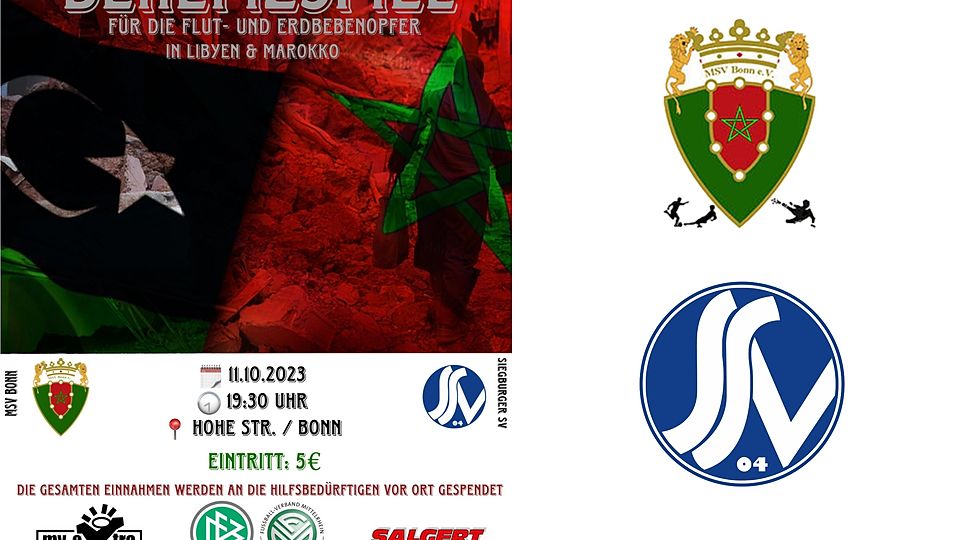 MSV Bonn und Siegburger SV spielen für Flut- und Erdbebenopfer - FuPa MSV Bonn und Siegburger SV spielen für Flut- und Erdbebenopfer - FuPa