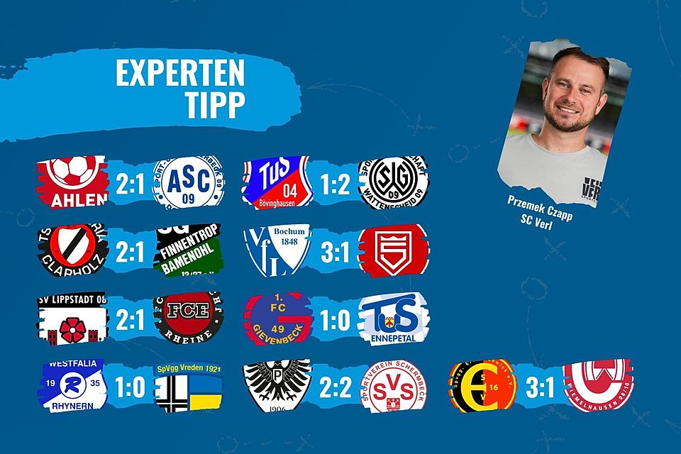 Oberliga-Experten-Tipp mit Przemek Czapp (SC Verl II) - FuPa