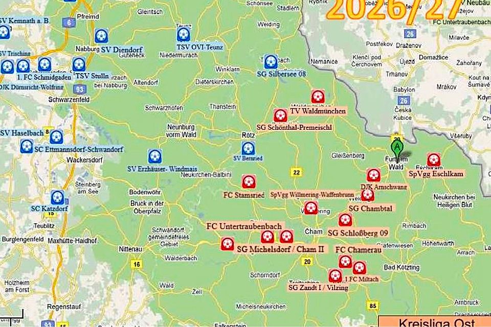 FK Cham/Schwandorf: Kreisligen und Kreisklassen eingeteilt - FuPa