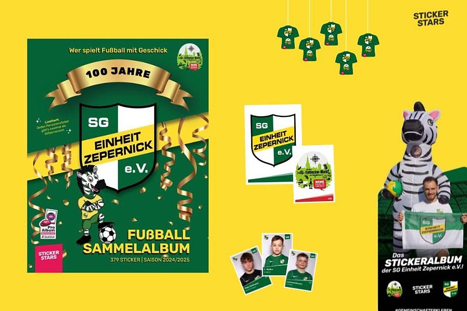Das Stickeralbum der SG Einheit Zepernick ist da! - FuPa