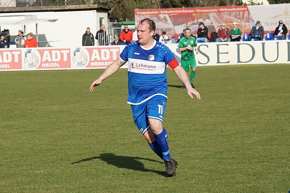 Andy Hebler vom Oberligisten VfB Krieschow und sein Viererpack - FuPa