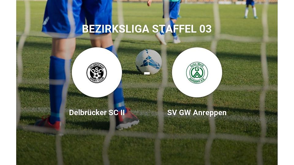 Spannender Kampf zwischen dem Delbrücker SC II und dem SV GW Anreppen ...